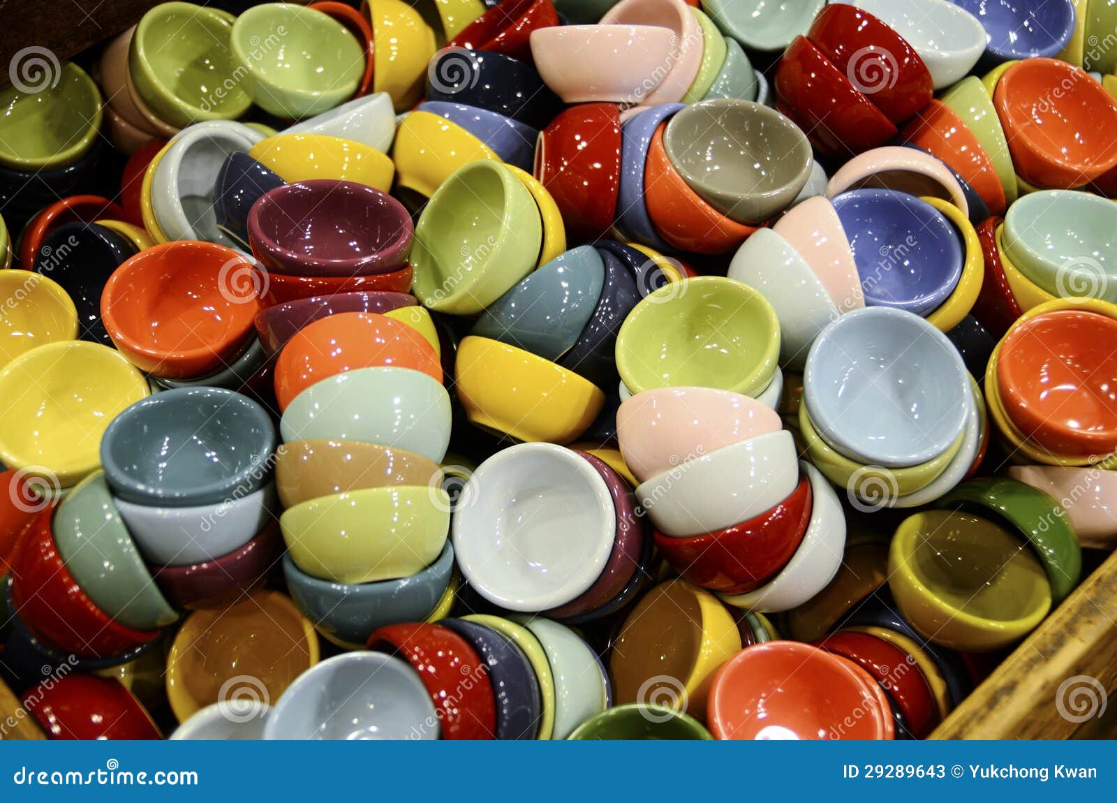 A Diverse Collection of Cups Stock Image - Image of colorful ...