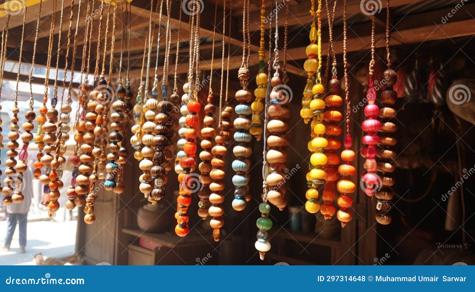An Assortment Of Objects Piled High On A Rustic Wooden Table, Carried ...