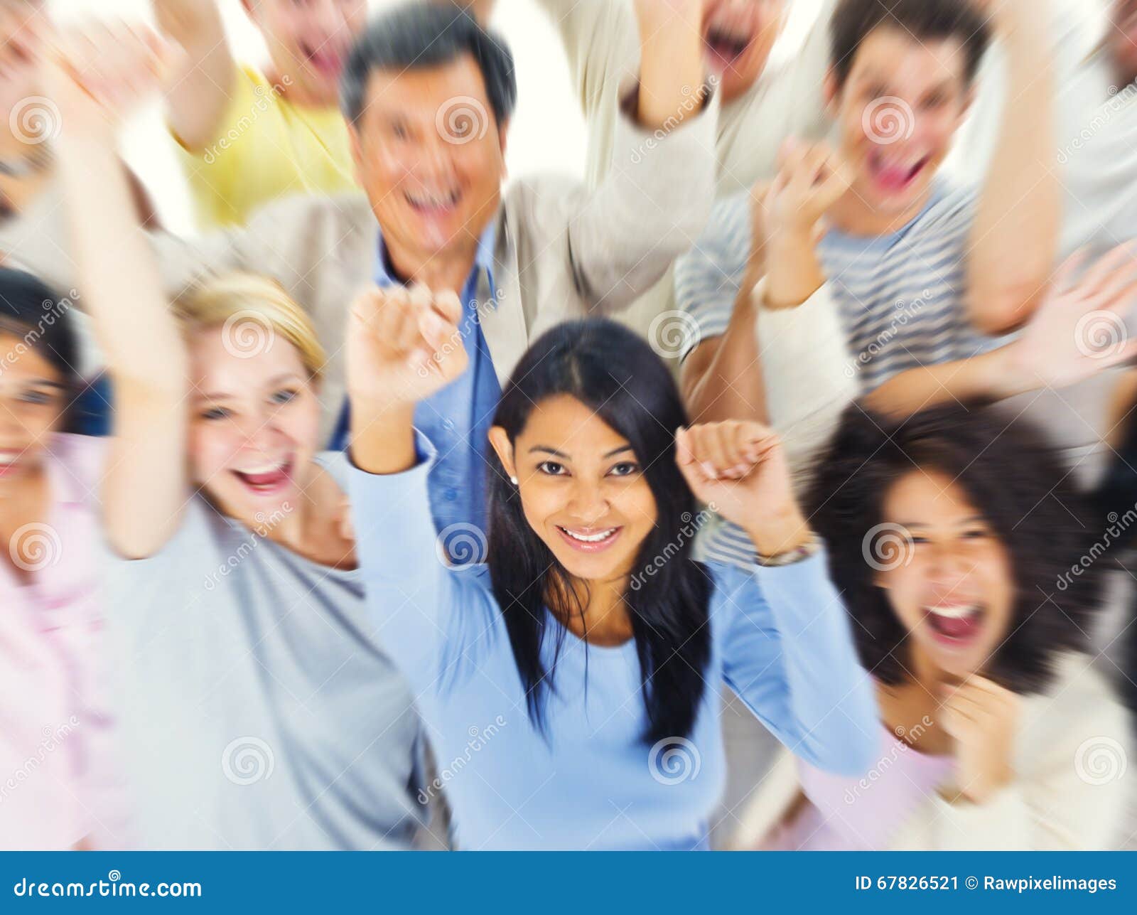 Diverse Colorful People Confidence Outdoors Team Organization Va Stock ...