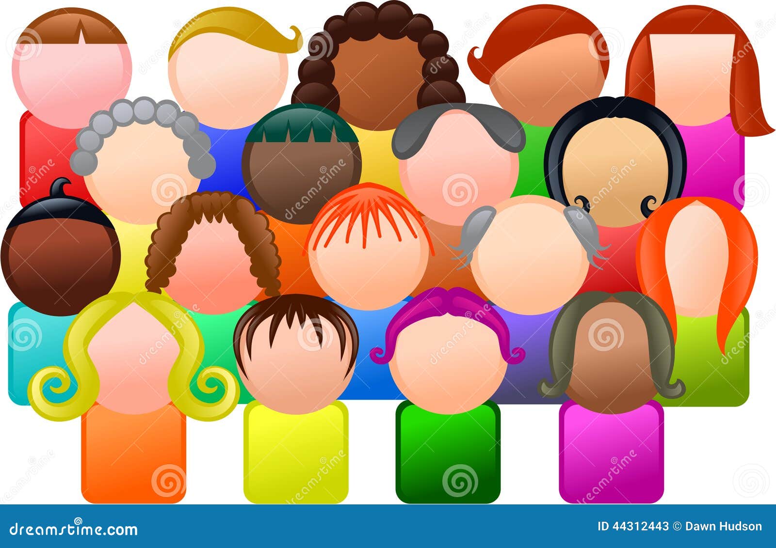 Diverse Community stock illustration. Illustration of group - 44312443