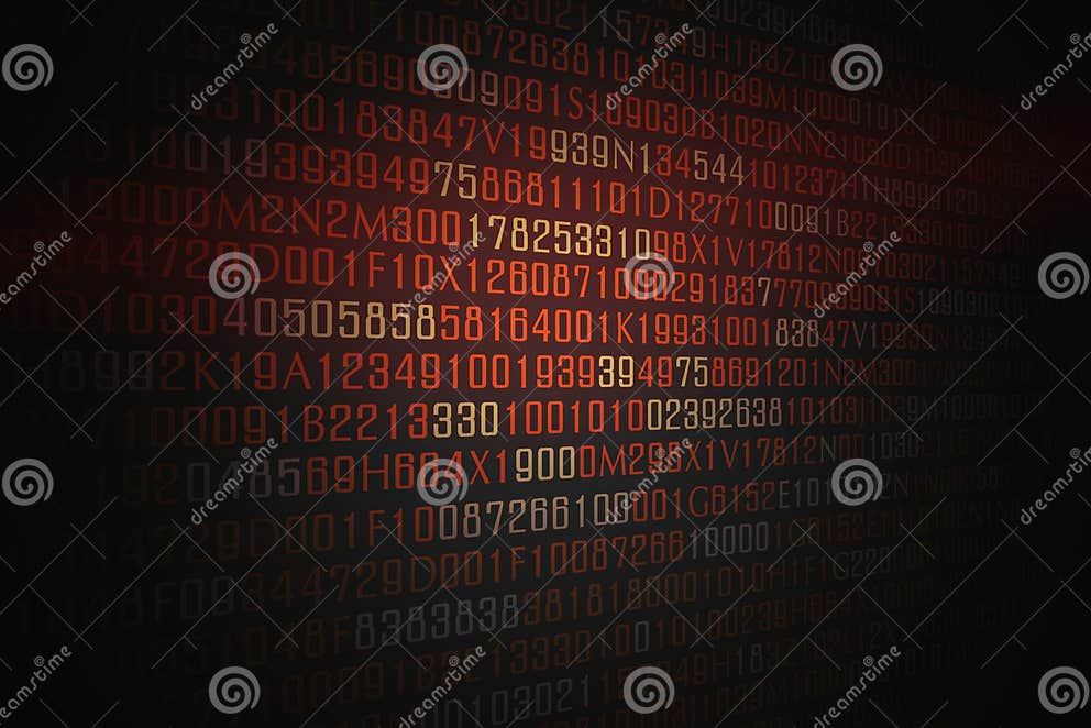 Diverse Data Code Technology Analytic Stock Illustration - Illustration ...