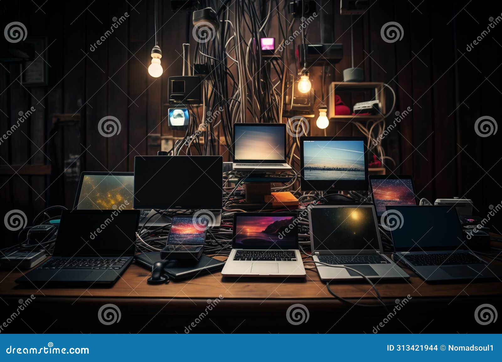 Diverse Computers and Devices Interconnected within a LAN Environment ...