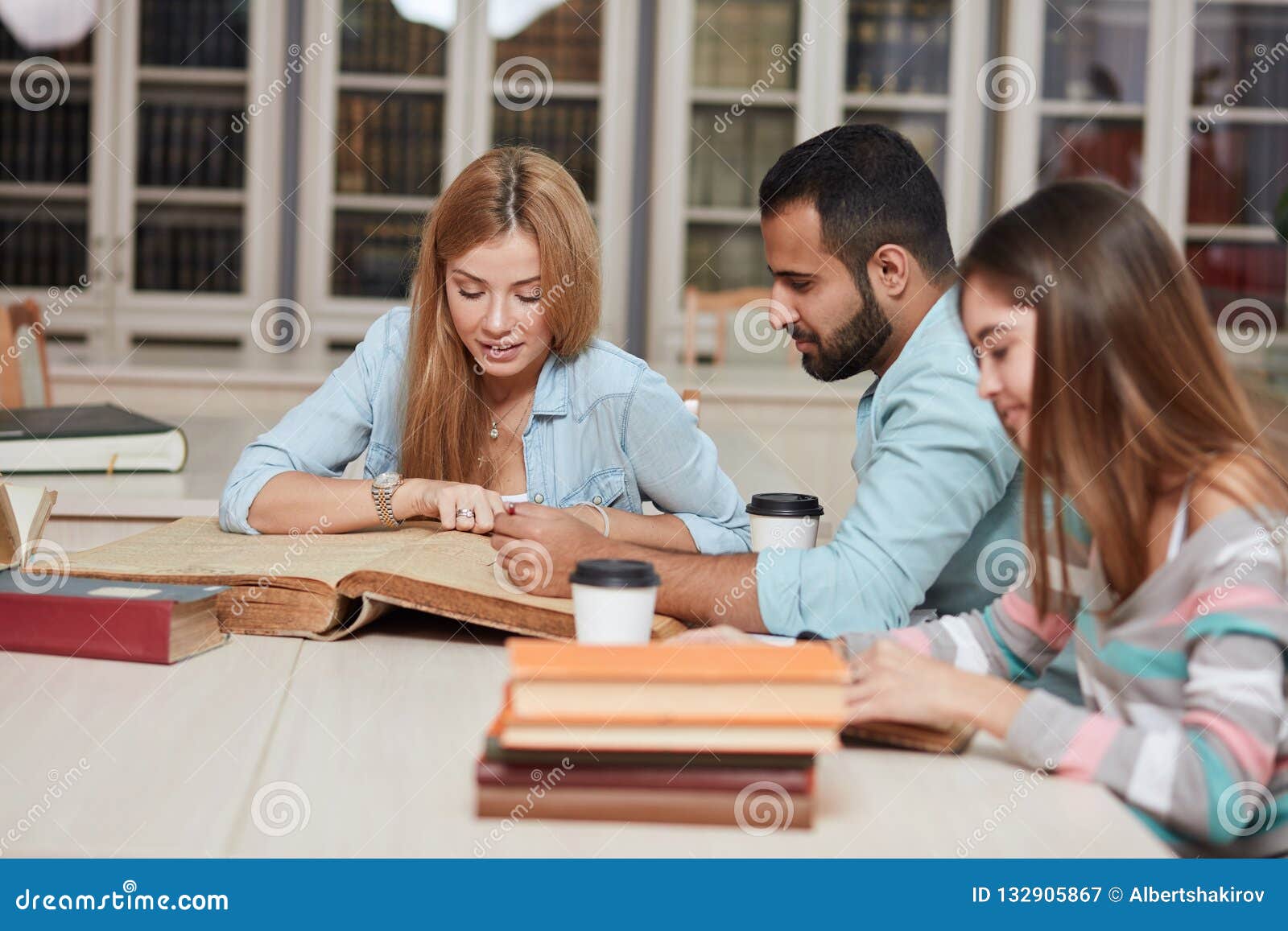 Classmate Classroom Sharing International Friend Concept Stock Image ...