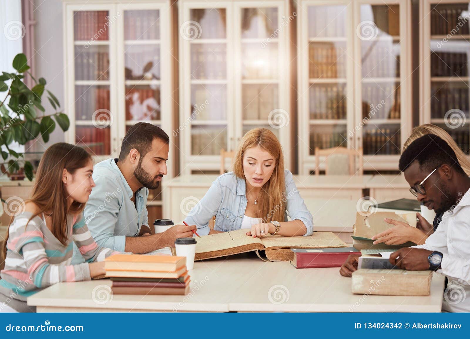 Classmate Classroom Sharing International Friend Concept Stock Photo ...