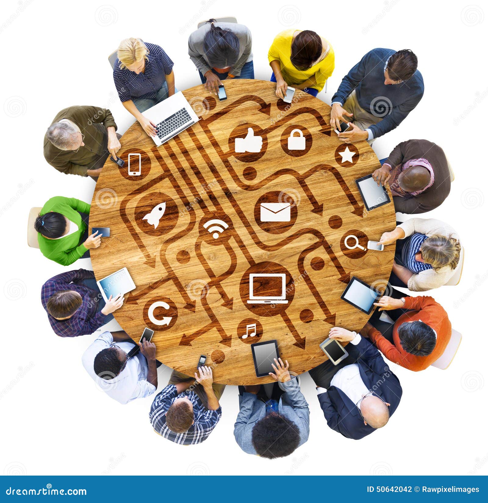 Diverse Diversity Ethnic Ethnicity Team Teamwork Unity Concept Stock ...