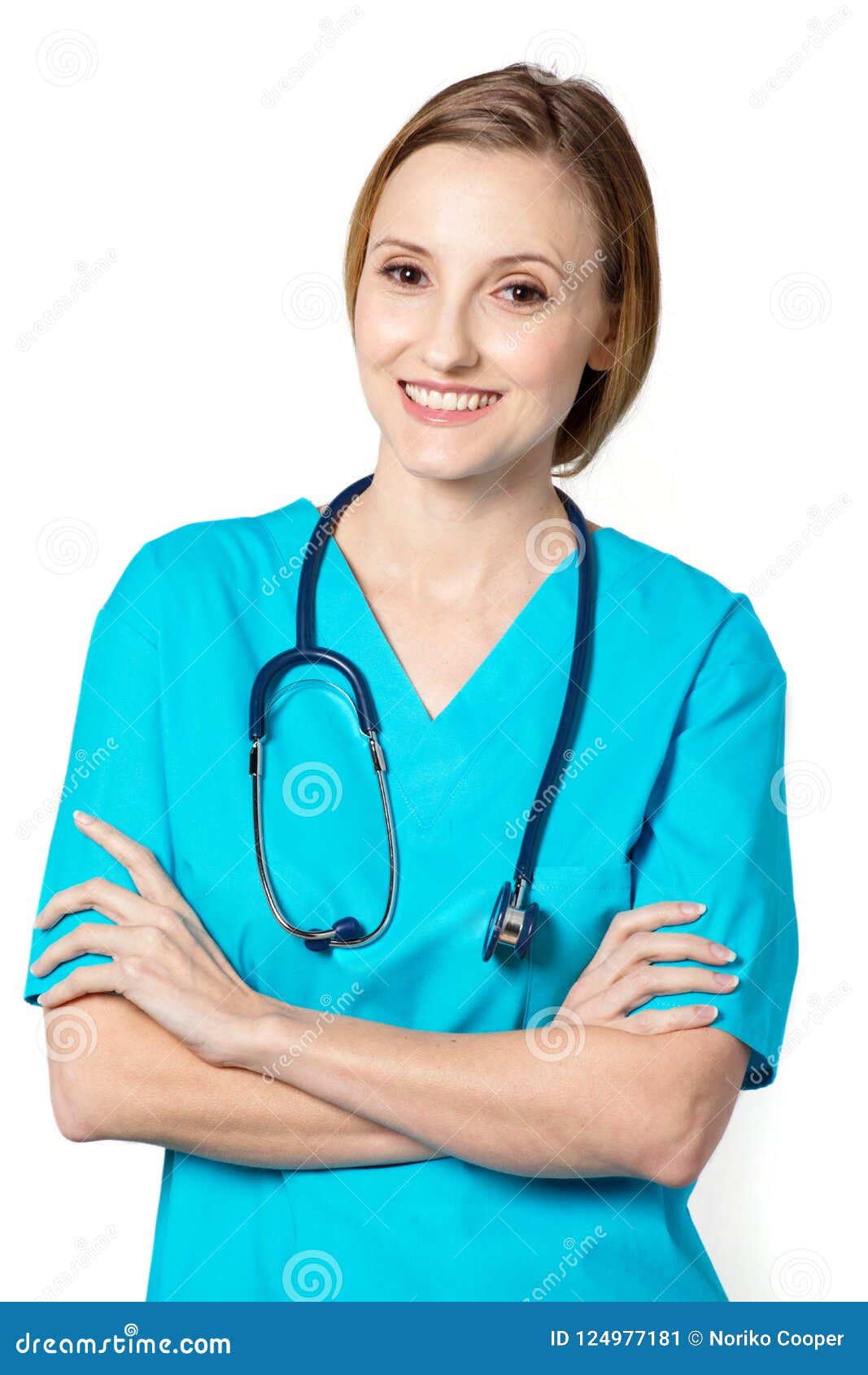 Diverse and Empowered Nurse Ready for Work. Stock Image - Image of ...
