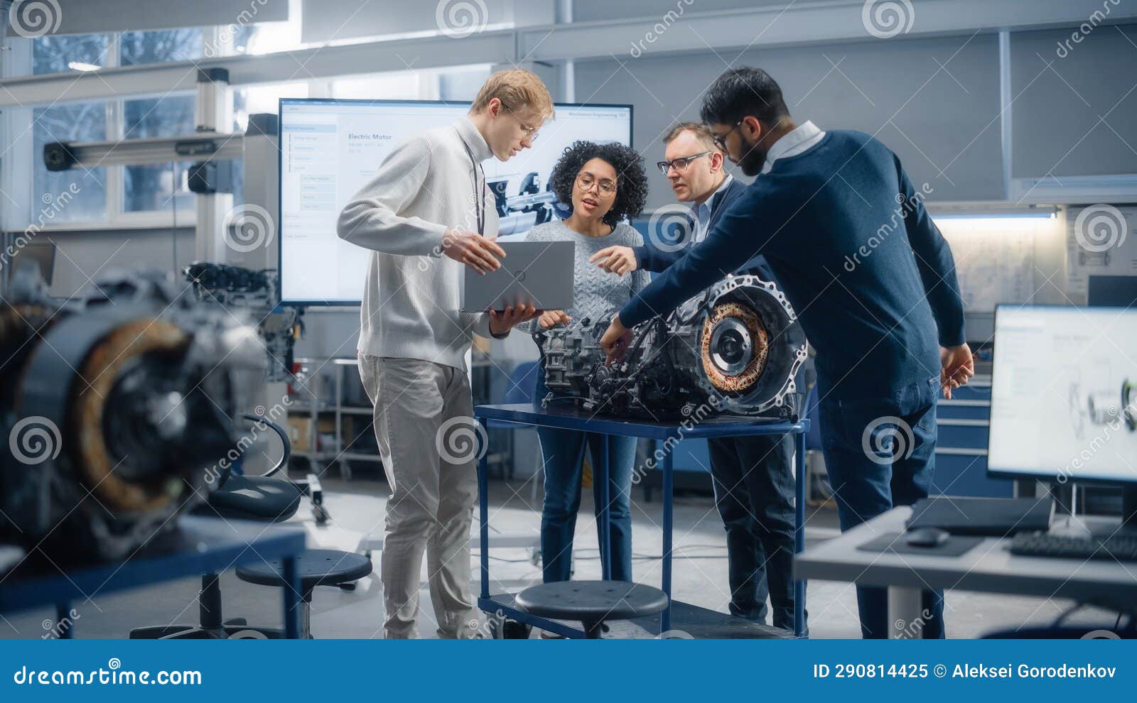 Diverse Engineers Work Together on Functions Modification of Electric ...