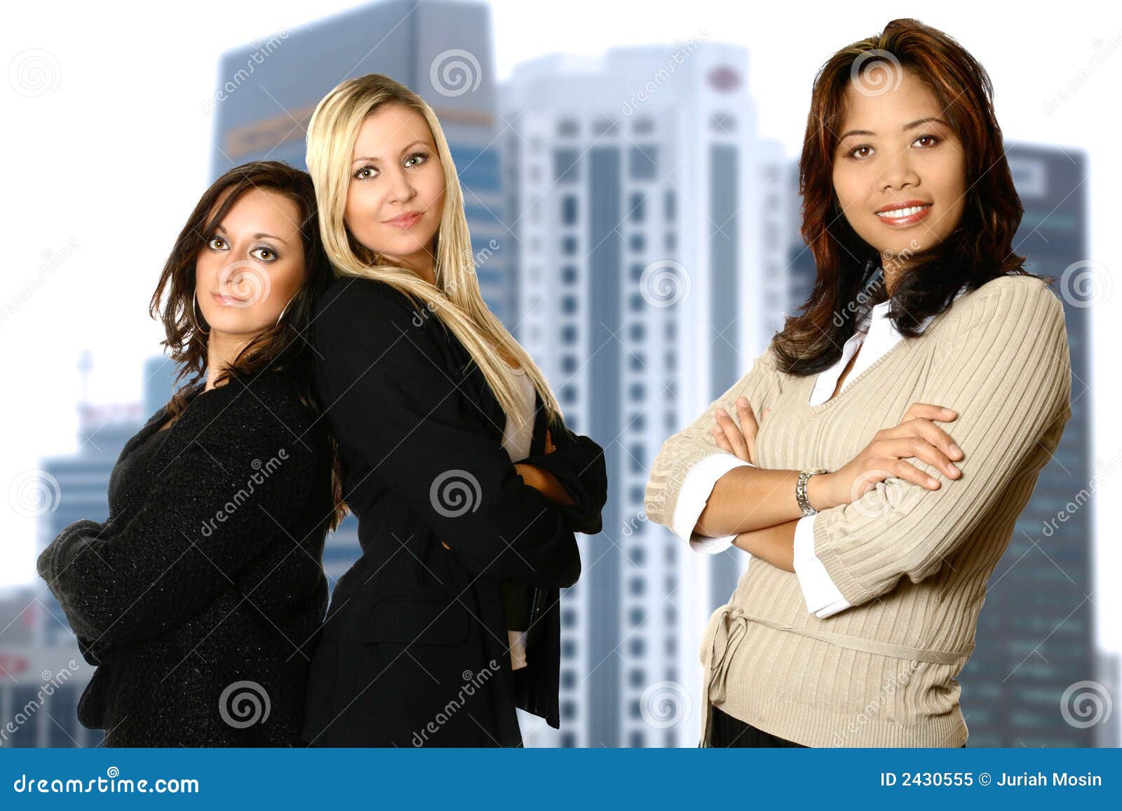 Diverse Female Business Team Stock Image - Image of attired, calm: 2430555