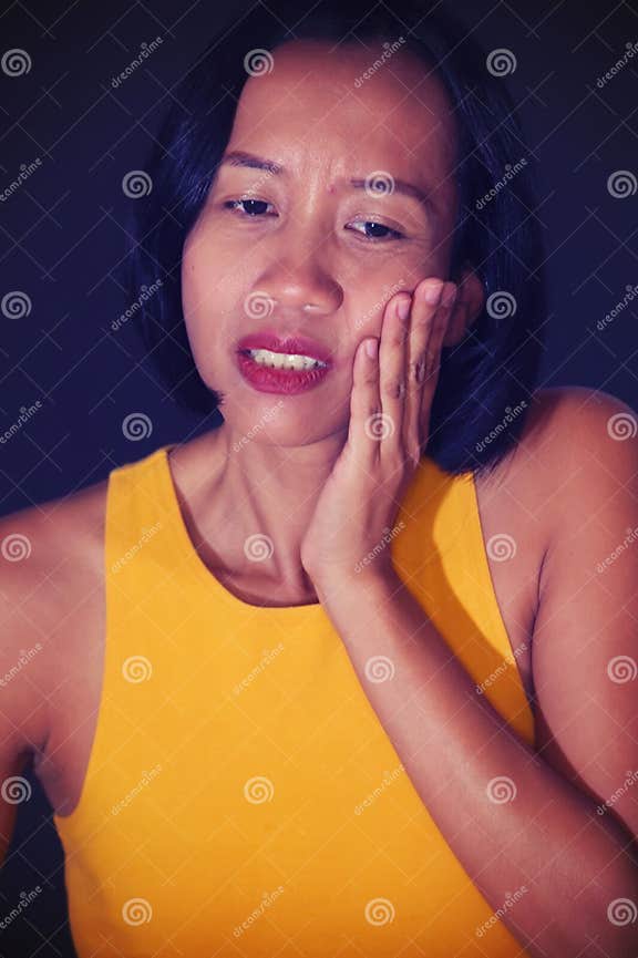 A Diverse Female Memory Problems Isolated Stock Photo - Image of ...