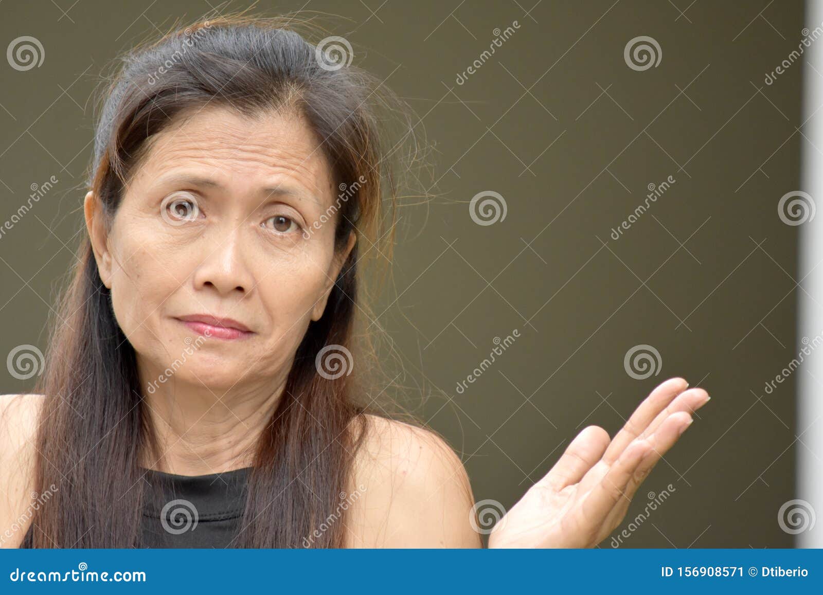 Diverse Female Senior Making a Decision Stock Image - Image of diverse ...
