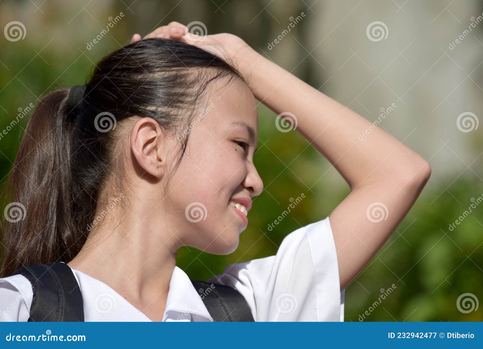 A Diverse Female Student and Confusion Stock Image - Image of diversity ...