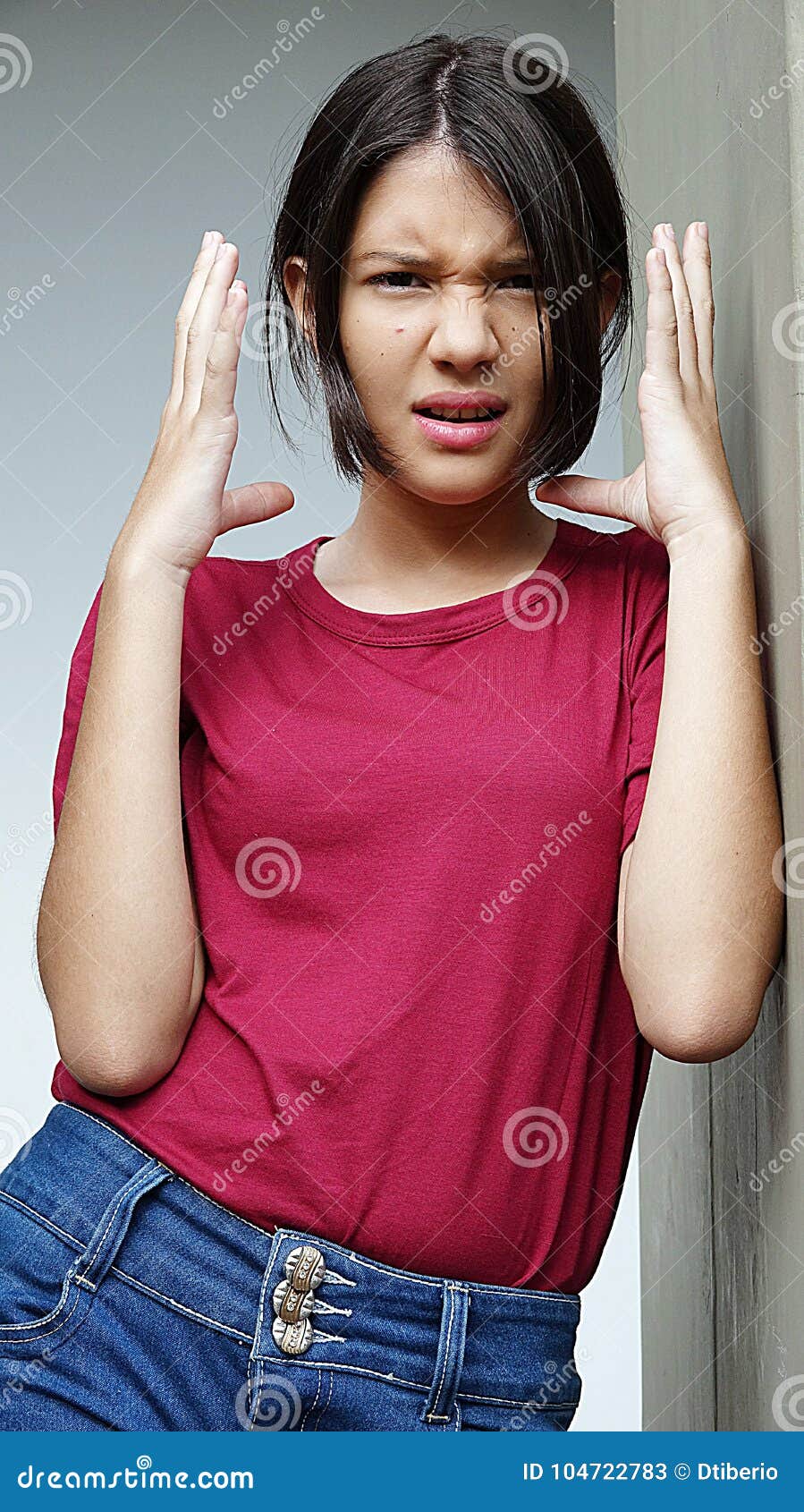 Diverse Female Under Stress Stock Image - Image of stress, illogical ...