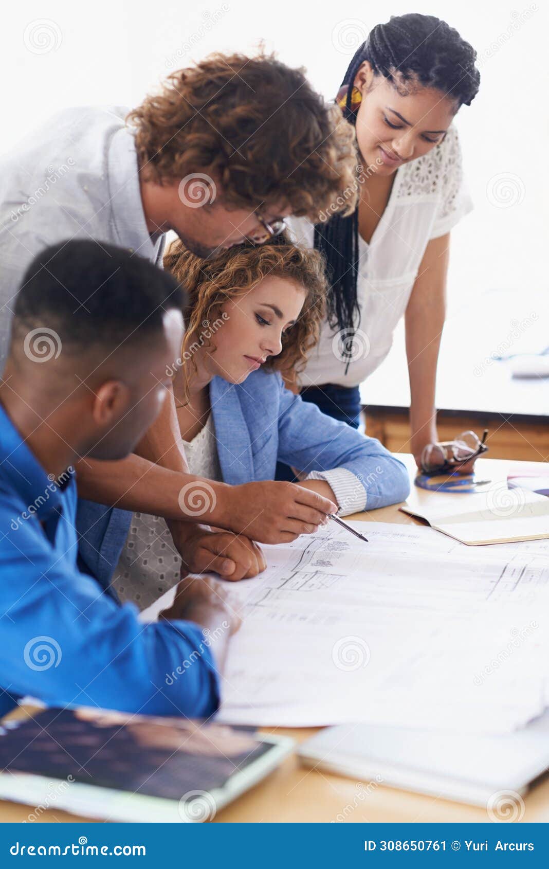 Diverse Group, Blueprint and Teamwork at Office for Building Design ...