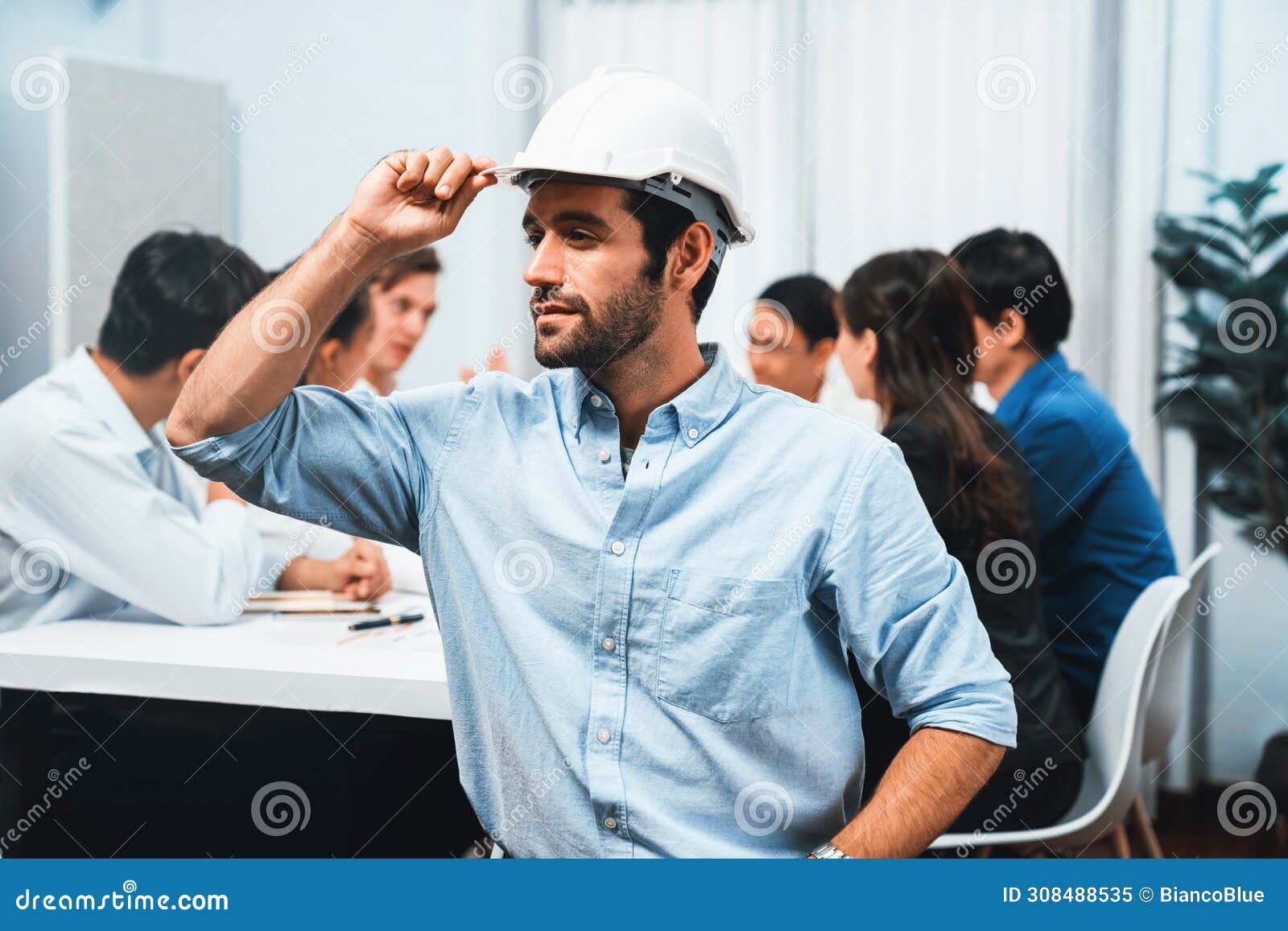 Diverse Group of Civil Engineer and Client Working on Architect ...