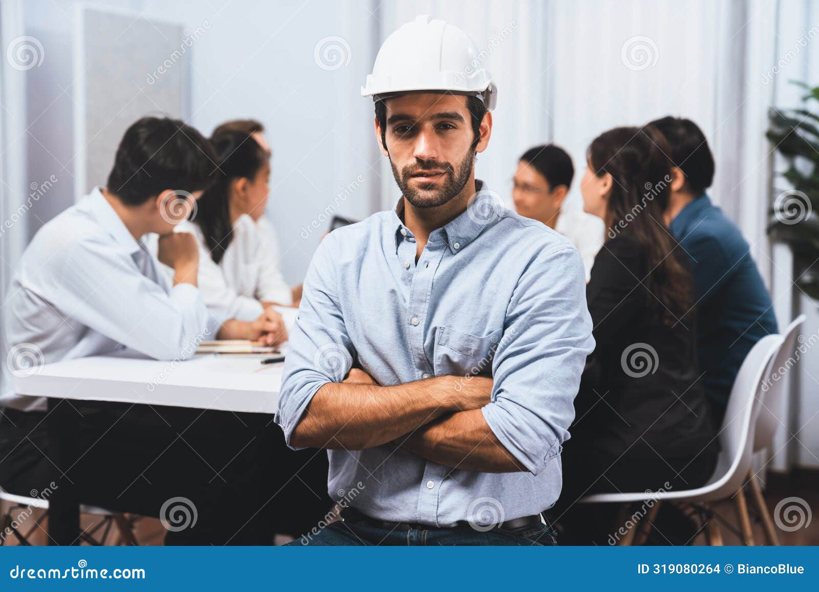 Diverse Group of Civil Engineer and Client Working on Architect ...