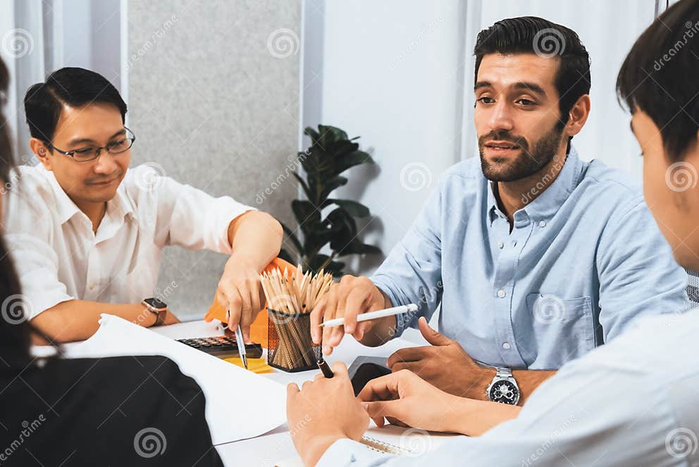 Diverse Group of Civil Engineer and Client Working on Architect ...