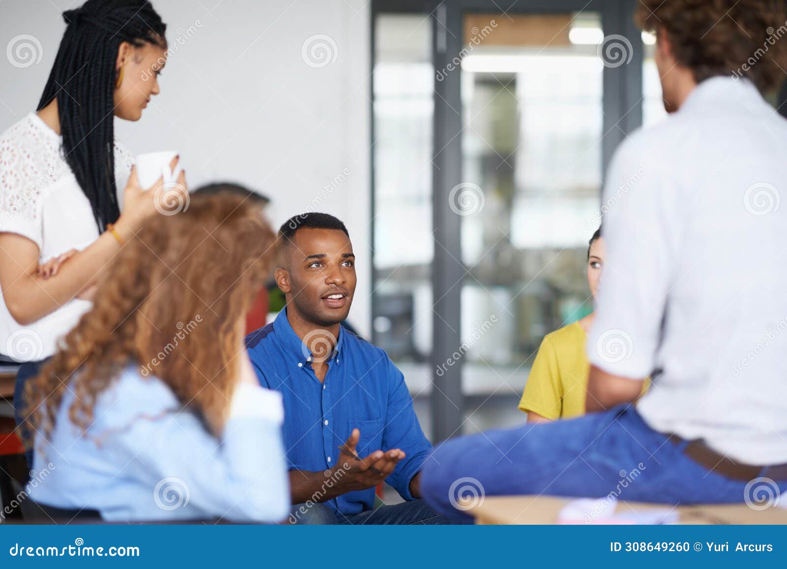 Diverse Group, Collaboration and Meeting at Office for Strategy with ...