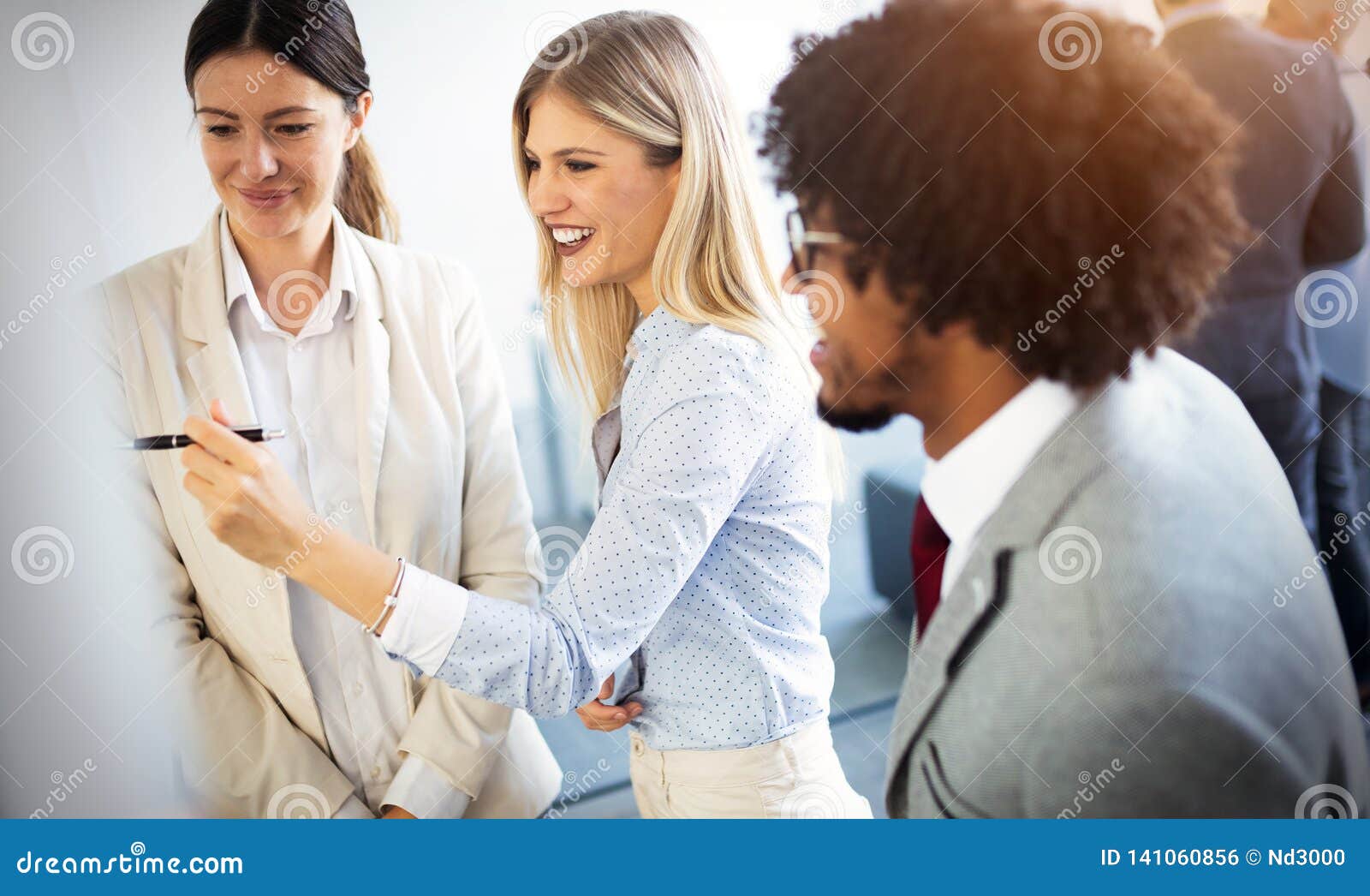 Diverse Group of Focused Work Colleagues during a Planning and Strategy ...