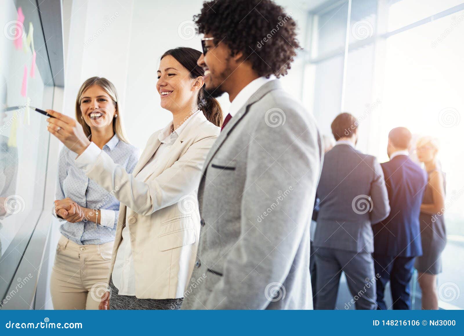 Diverse Group of Focused Work Colleagues during a Planning and Strategy ...