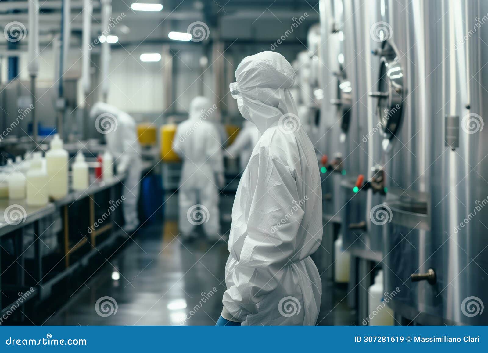 A Diverse Group of Individuals Wearing White Suits, Performing Various ...
