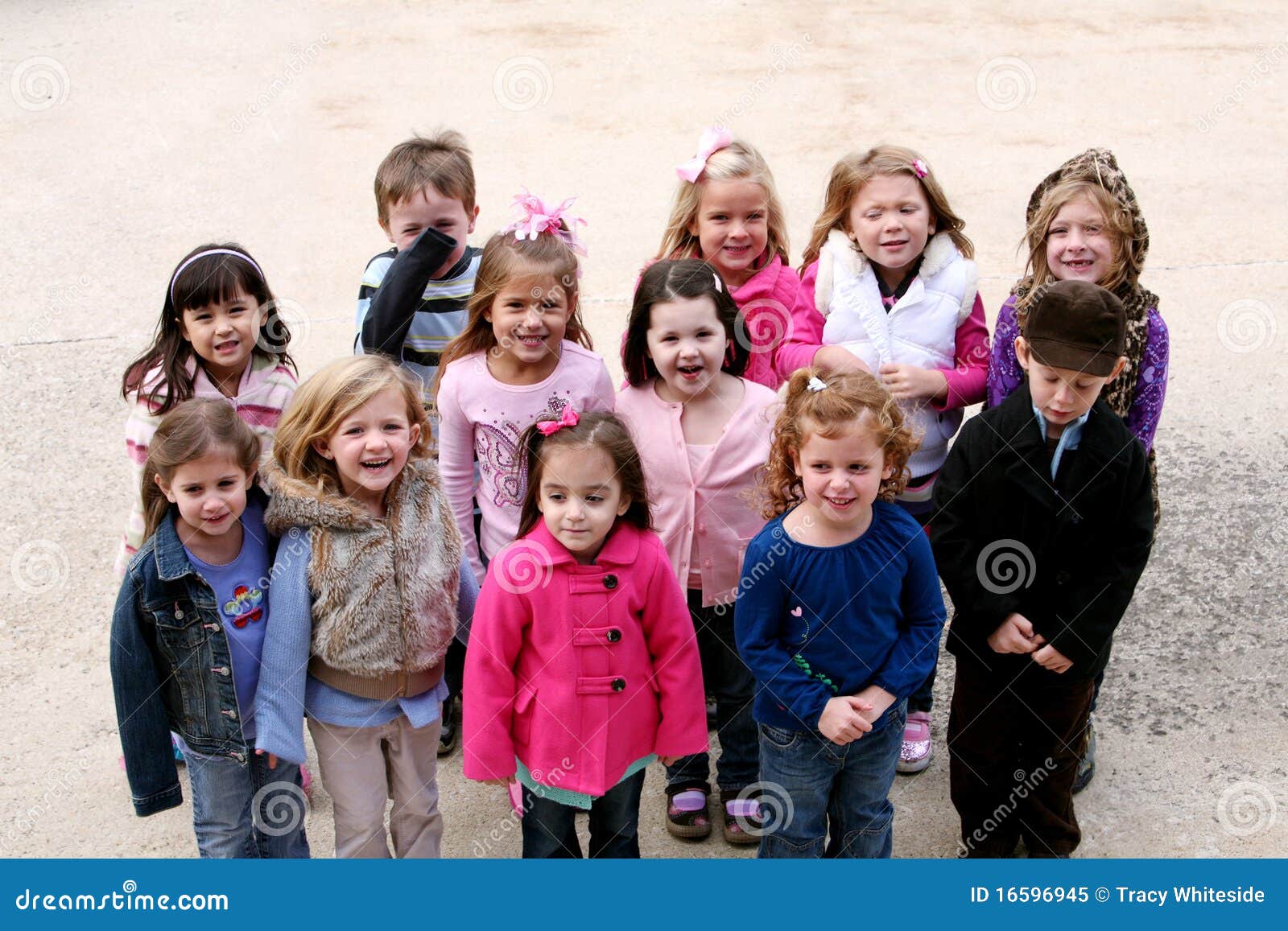 Group Of Little Kids
