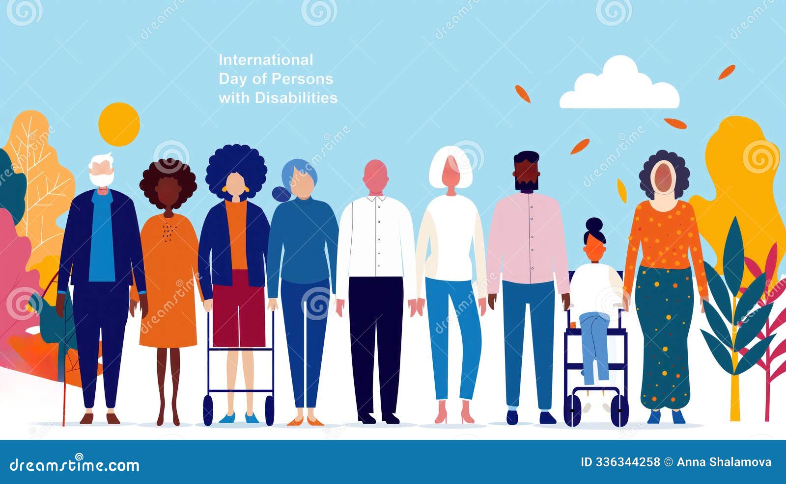 Diverse Group of People Celebrating International Day of Persons with ...