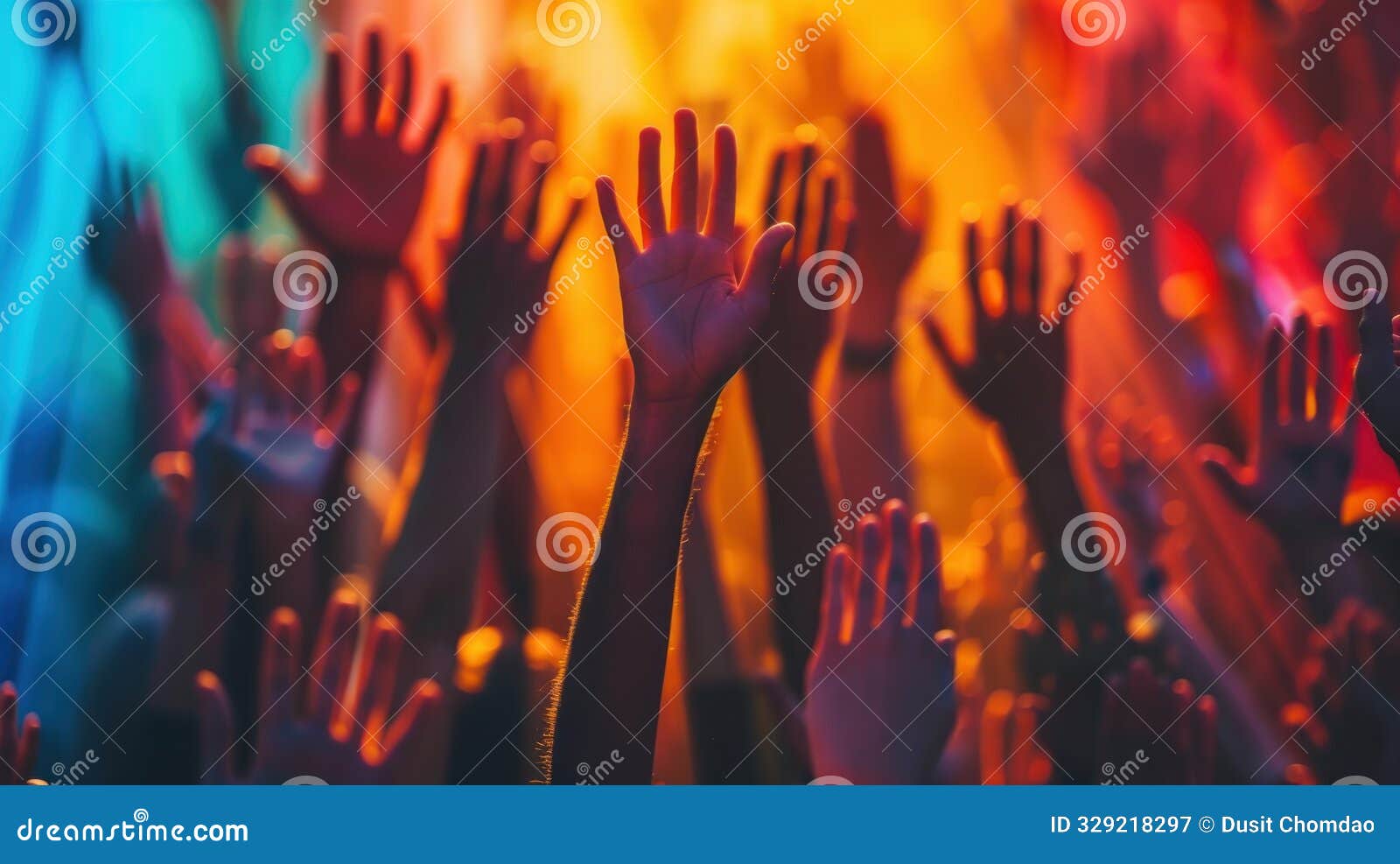 Diverse Group of People at Community Event Representing Social ...