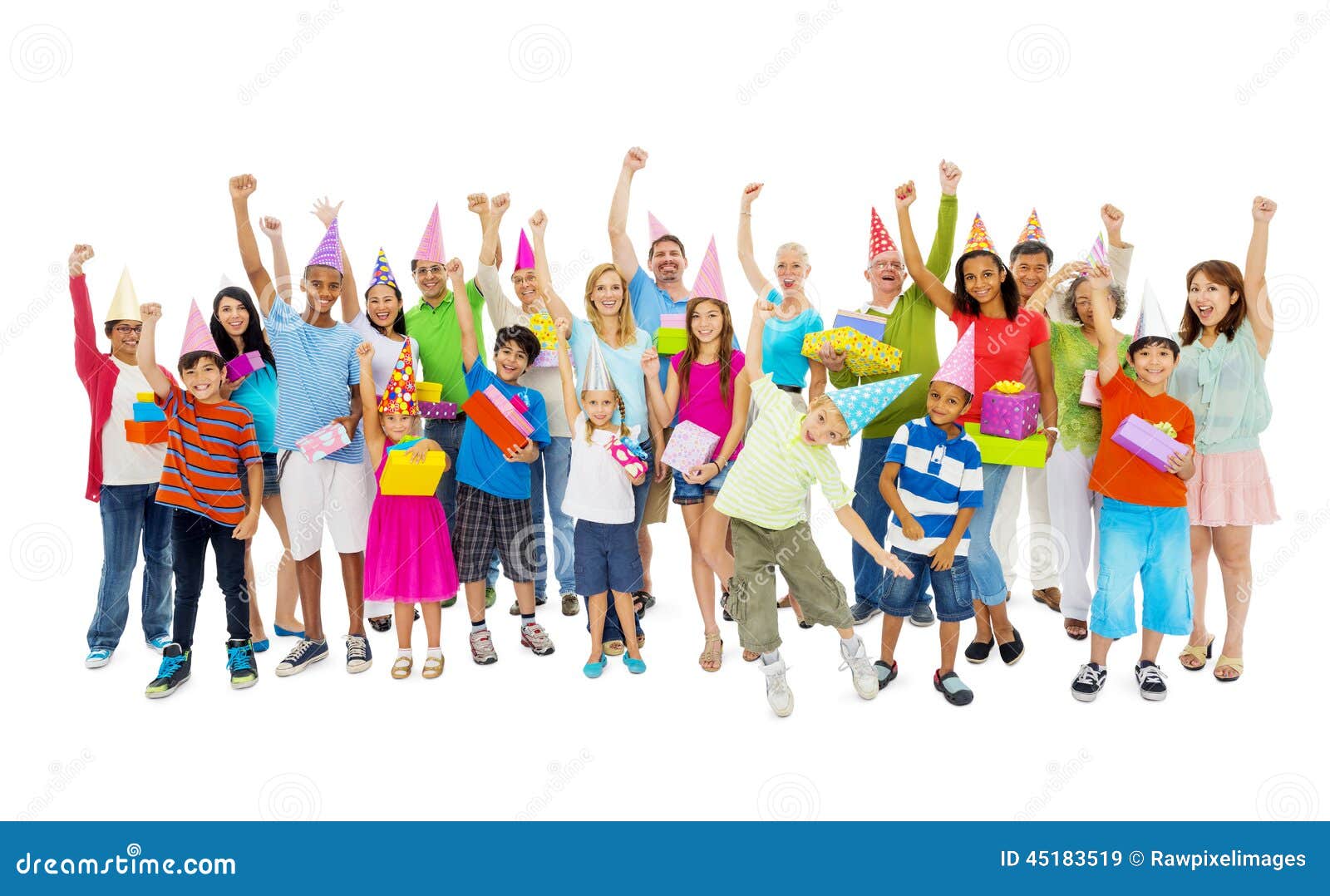 Diverse Group of People in a Party Stock Image - Image of diversity ...