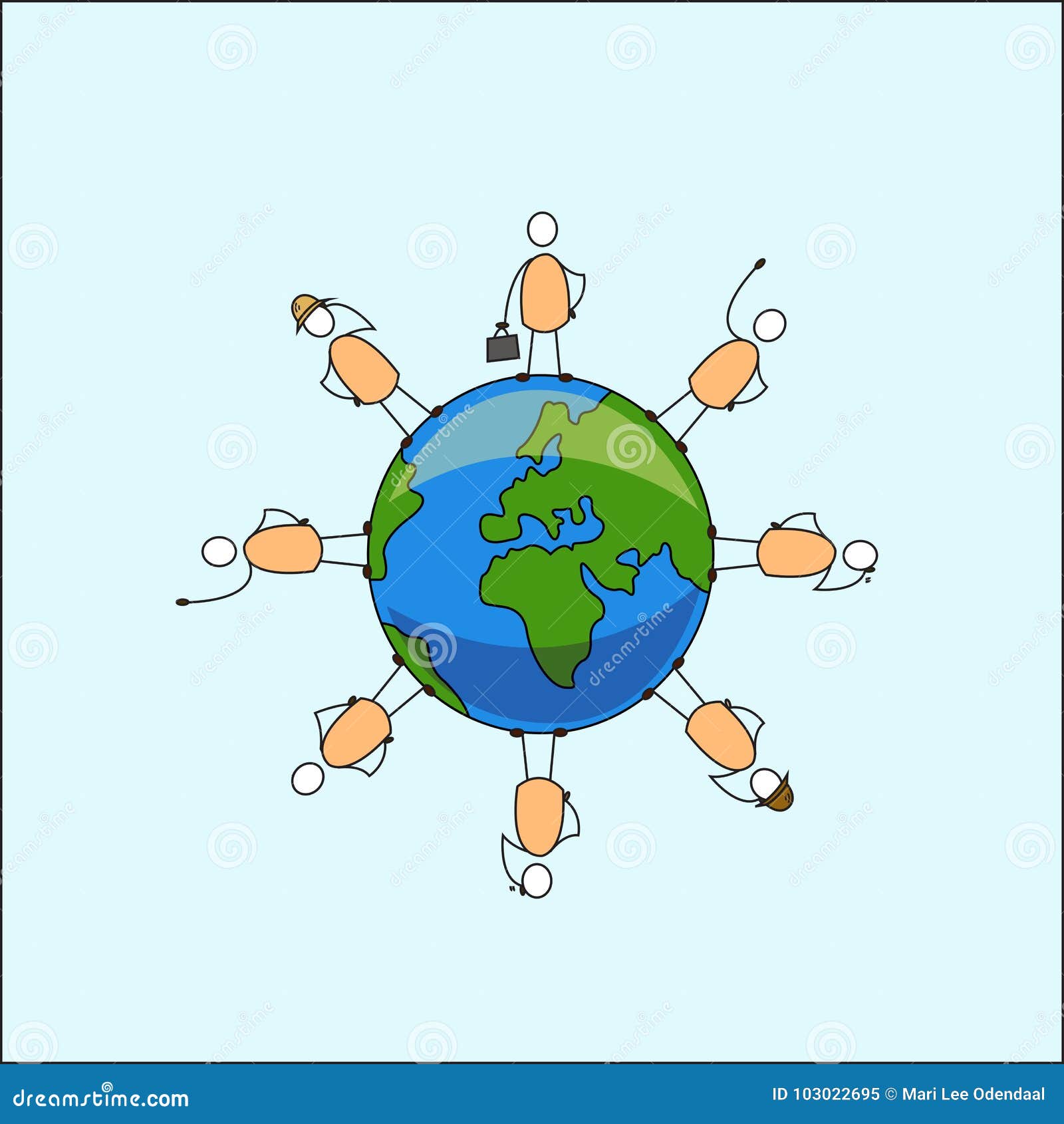 Diversity earth stock vector. Illustration of diversity - 103022695