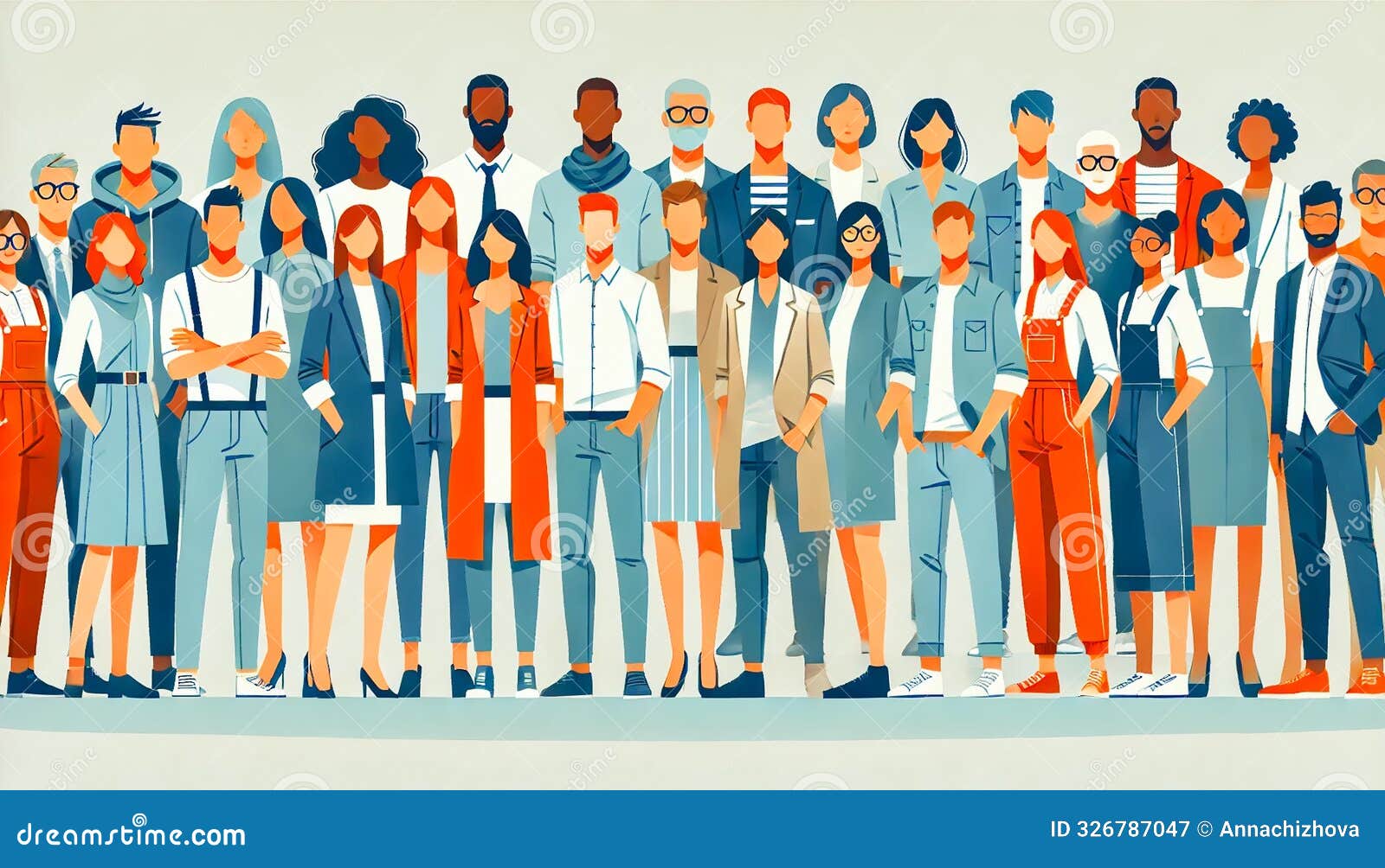 Diverse Group of People Standing Together, Showcasing Unity, Inclusion ...