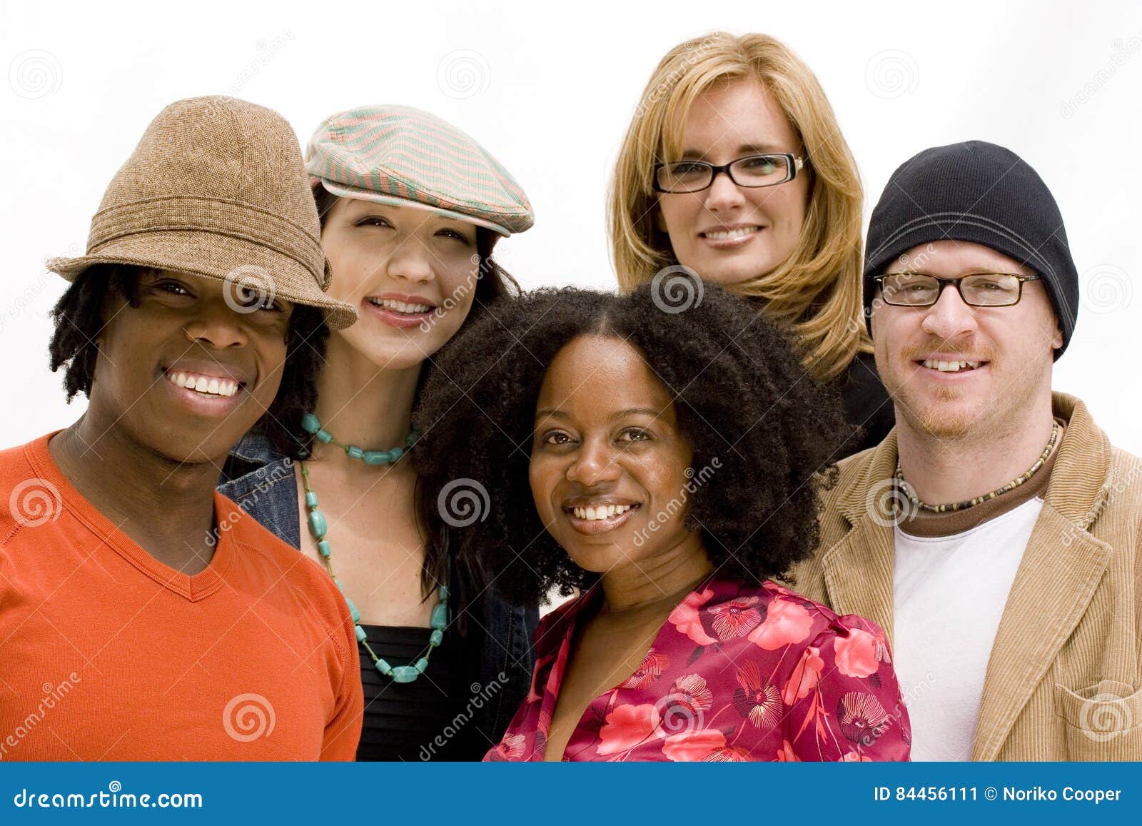 Diverse Group of People Talking and Laughing. Stock Image - Image of ...