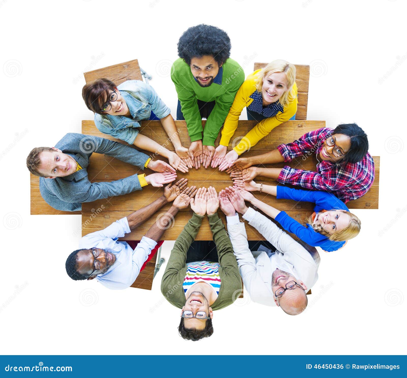 Diverse Group of People and Togetherness Concepts Stock Photo - Image ...