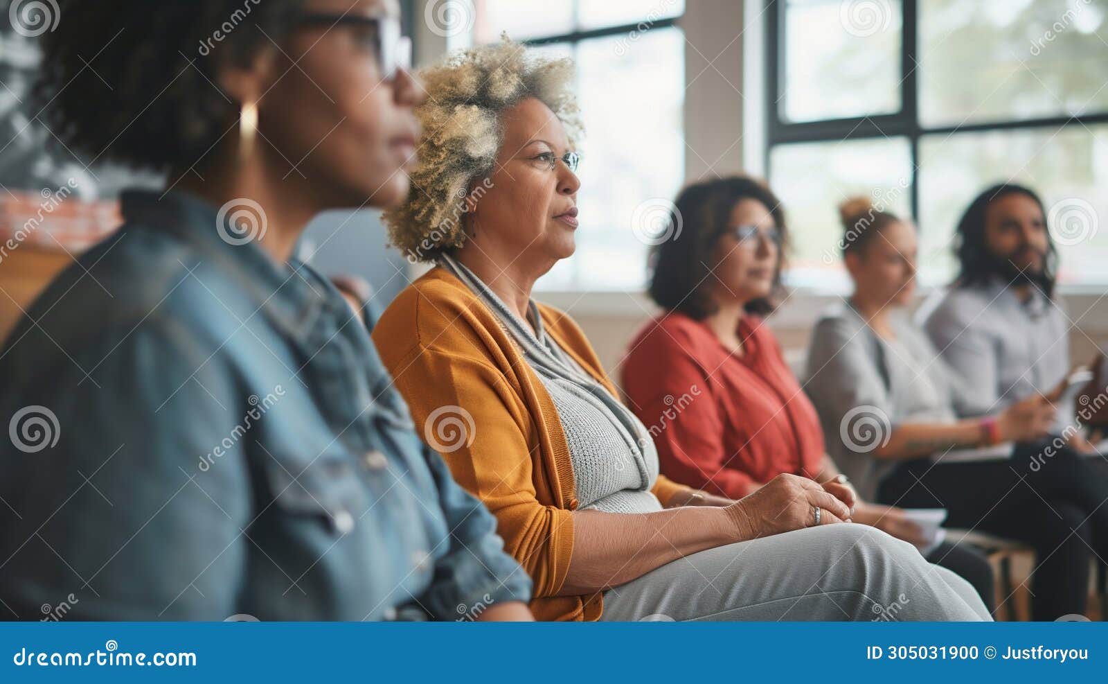 Diverse Group Therapy Session in Progress. Generative Ai Stock ...