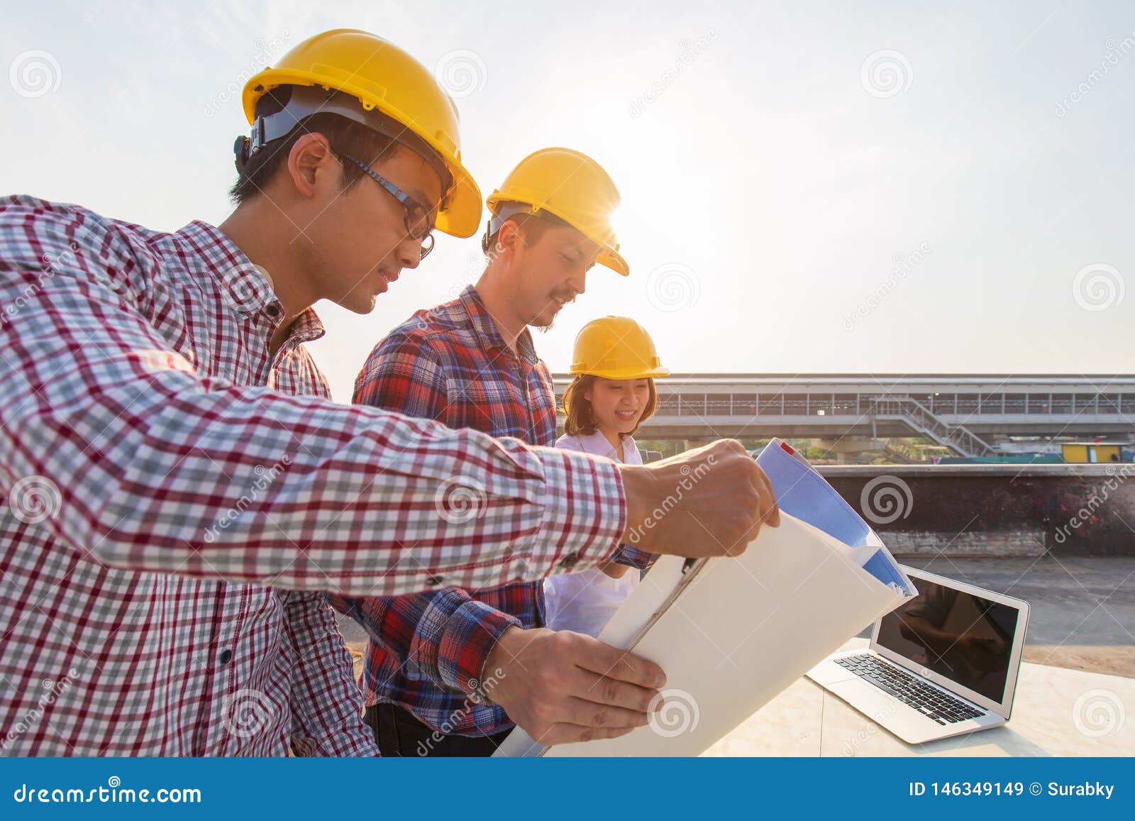 Engineers team stock image. Image of architect, design - 146349149