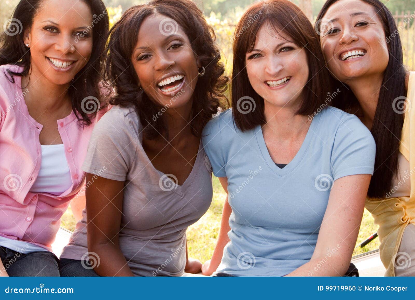 Diverse Group of Women Talking and Laughing. Stock Photo - Image of ...