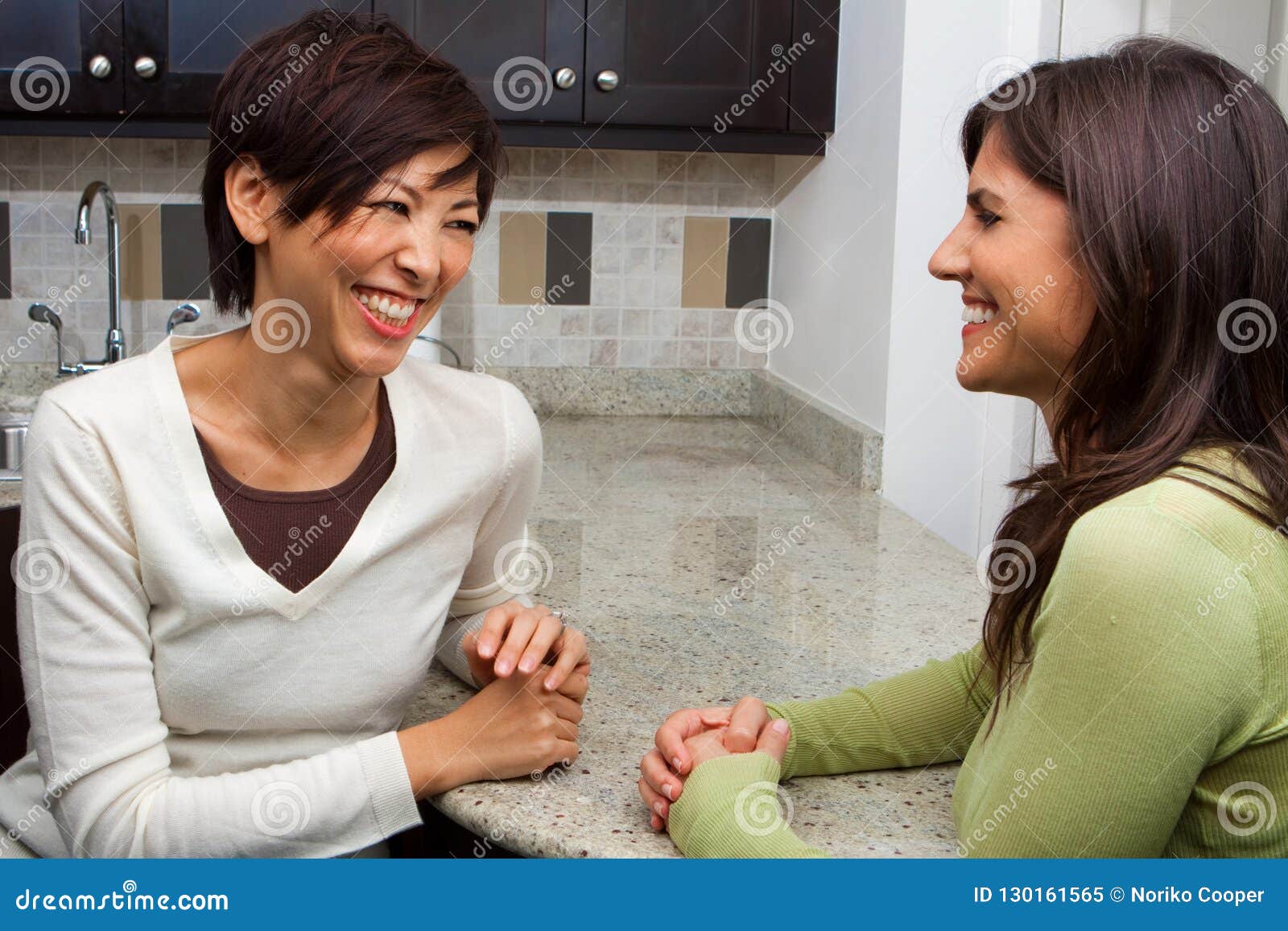 Diverse Group of Women Talking and Laughing. Stock Image - Image of ...