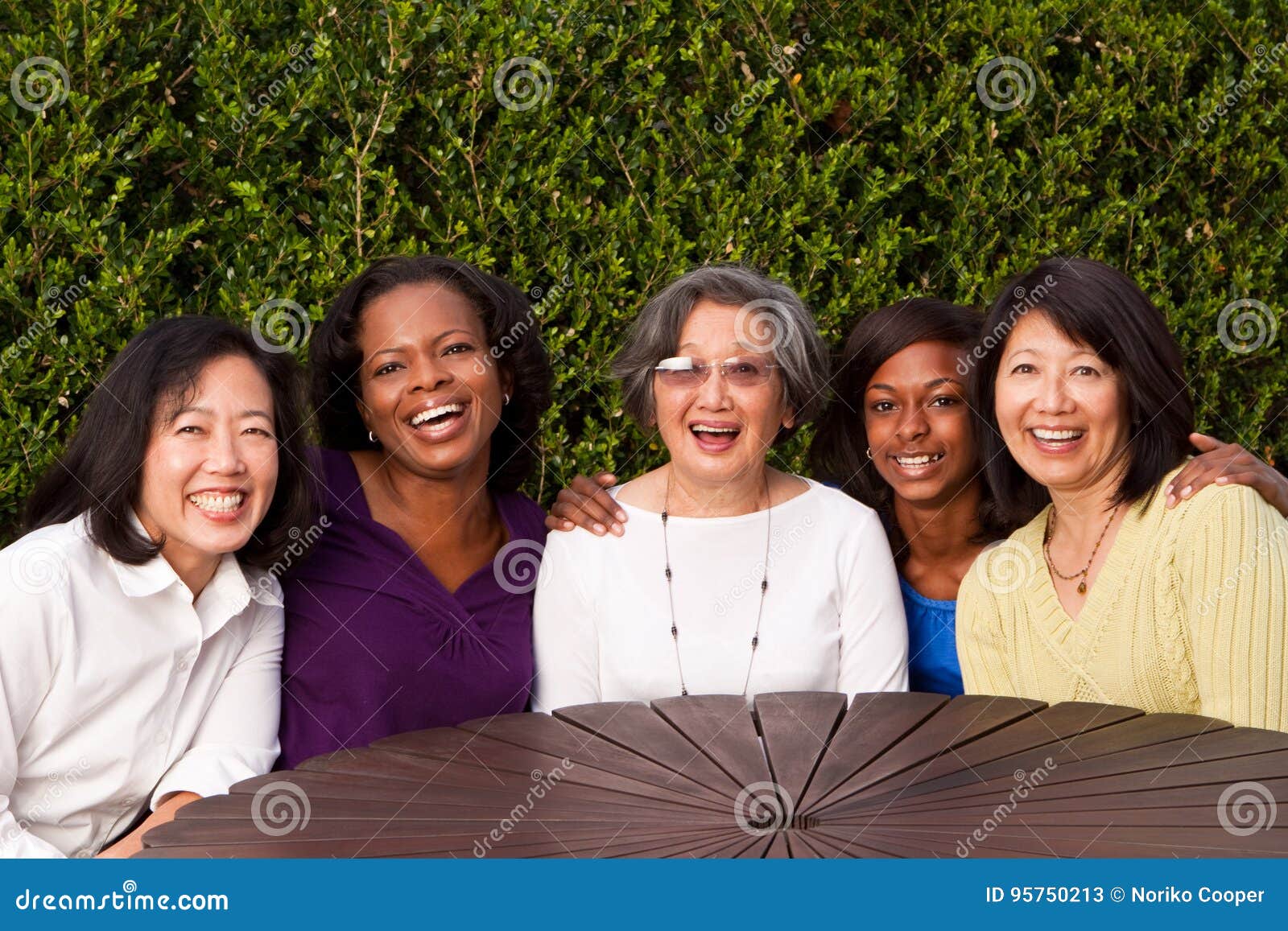Diverse Group of Women Talking and Laughing. Stock Image - Image of ...