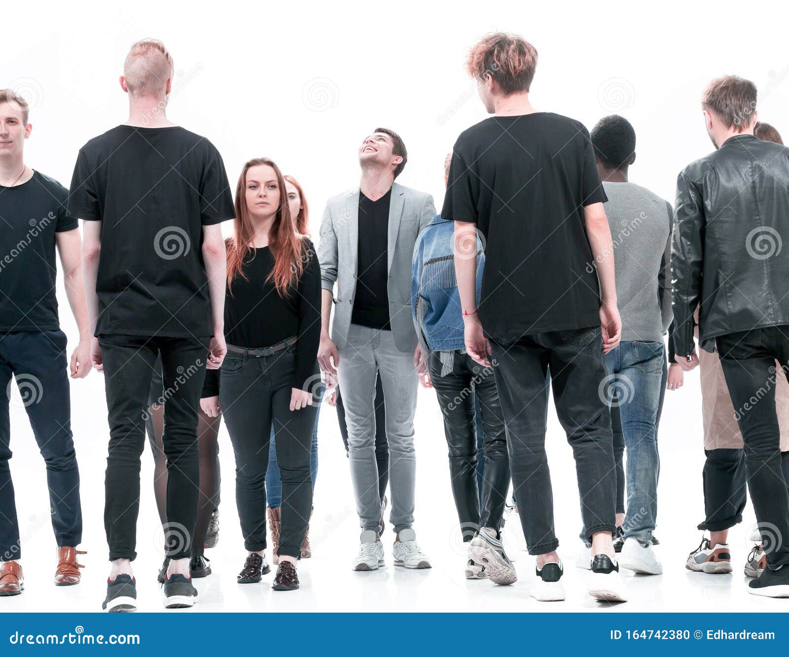 Diverse Groups of Youth Stepping Towards Each Other Stock Photo - Image ...