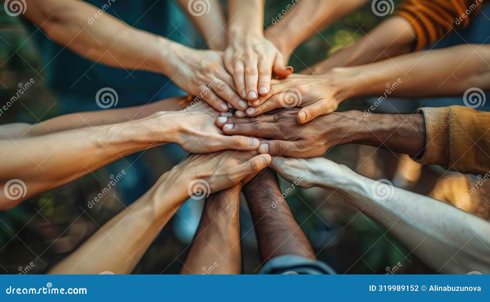 Diverse Hands Holding The Word Variation Stock Photo | CartoonDealer ...