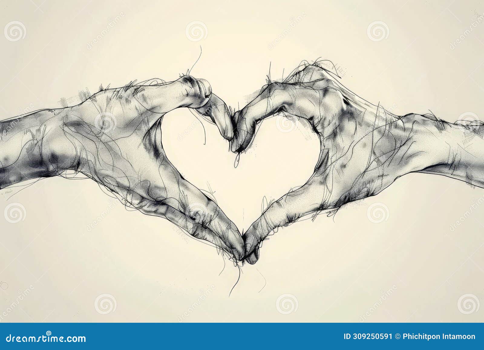 Diverse Hands Forming a Heart Shape Together, Symbolizing Unity and ...
