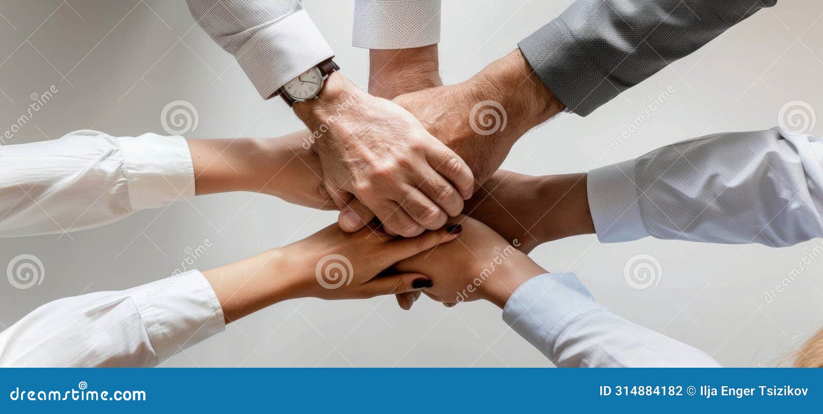 Diverse Hands Symbolizing Teamwork, Empathy, Partnership, and Social ...