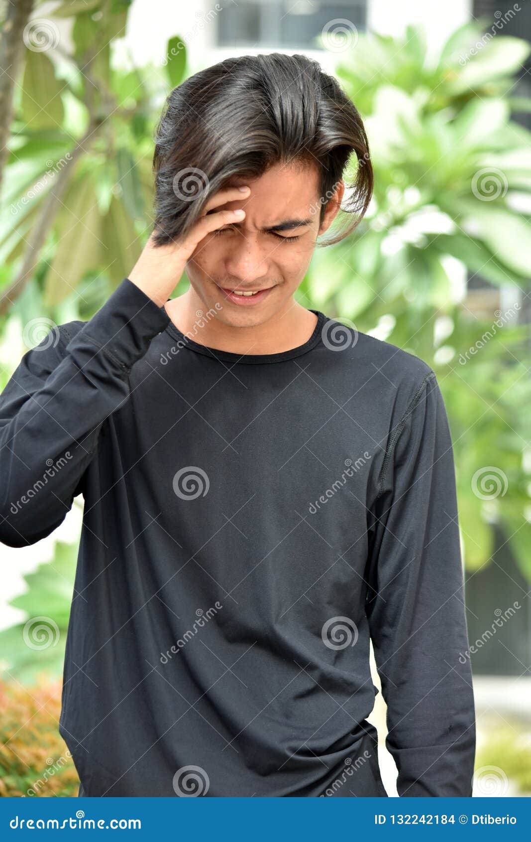 Diverse Male and Sadness stock photo. Image of diverse - 132242184