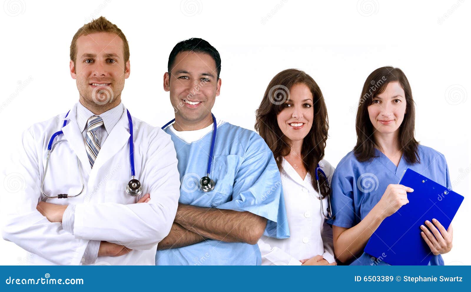 Diverse medical team stock image. Image of brunette, doctor - 6503389