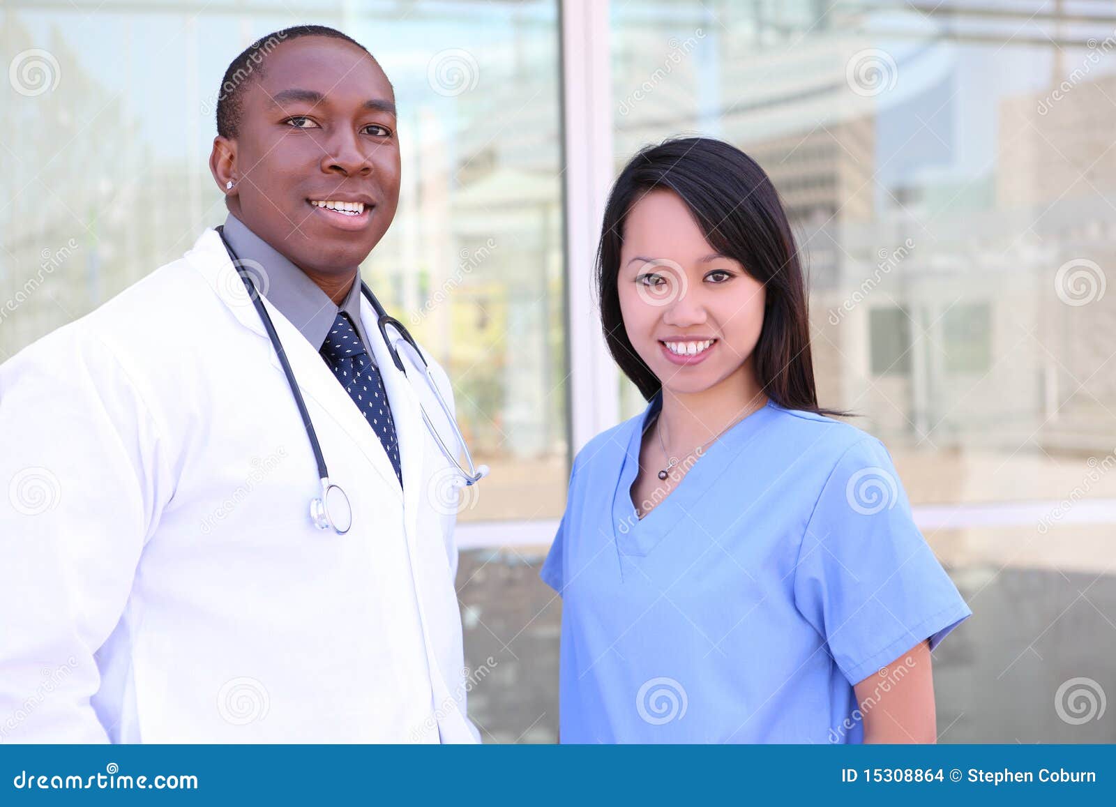 Diverse Medical Team at Hospital Stock Photo - Image of healthy, health ...