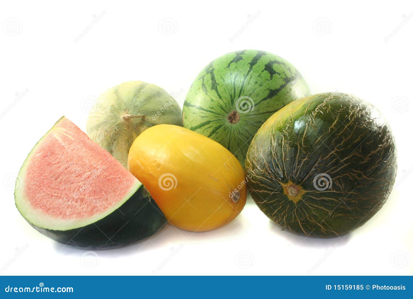 Diverse meloenen stock afbeelding. Image of heerlijk - 15159185