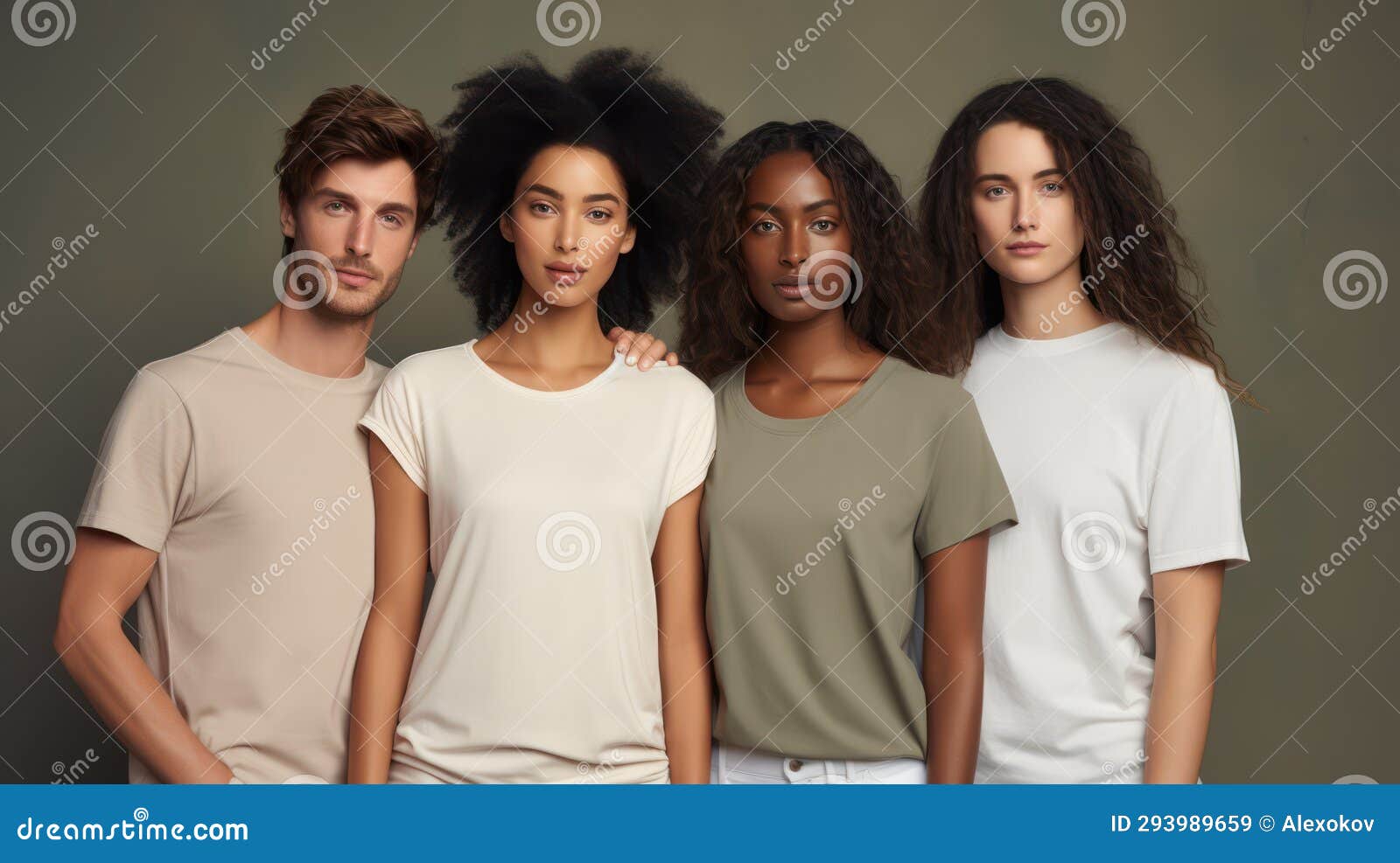 Diverse Models Looking at Camera: Minimalistic and Clean Image AI ...