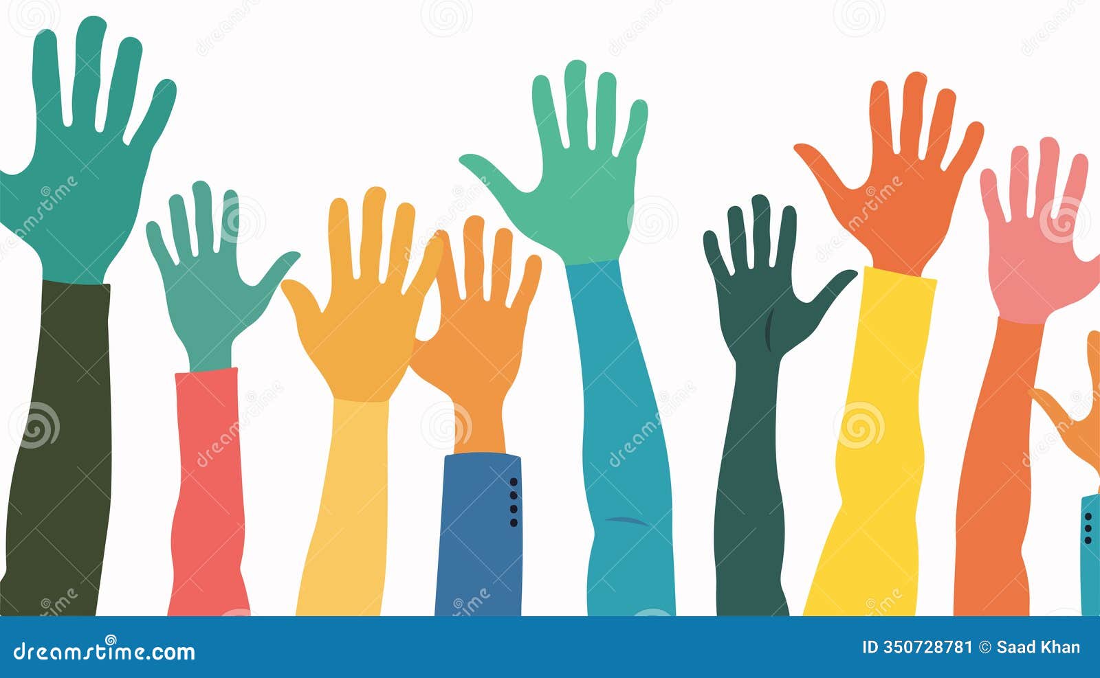 Diverse Multi-Cultural People Celebrating Together with Raised Hands ...