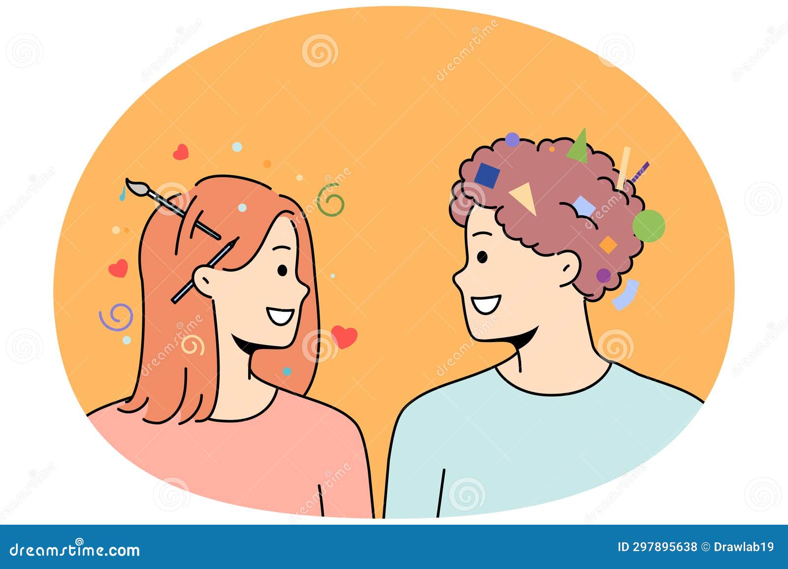 Diverse People with Different Mindsets Stock Illustration ...