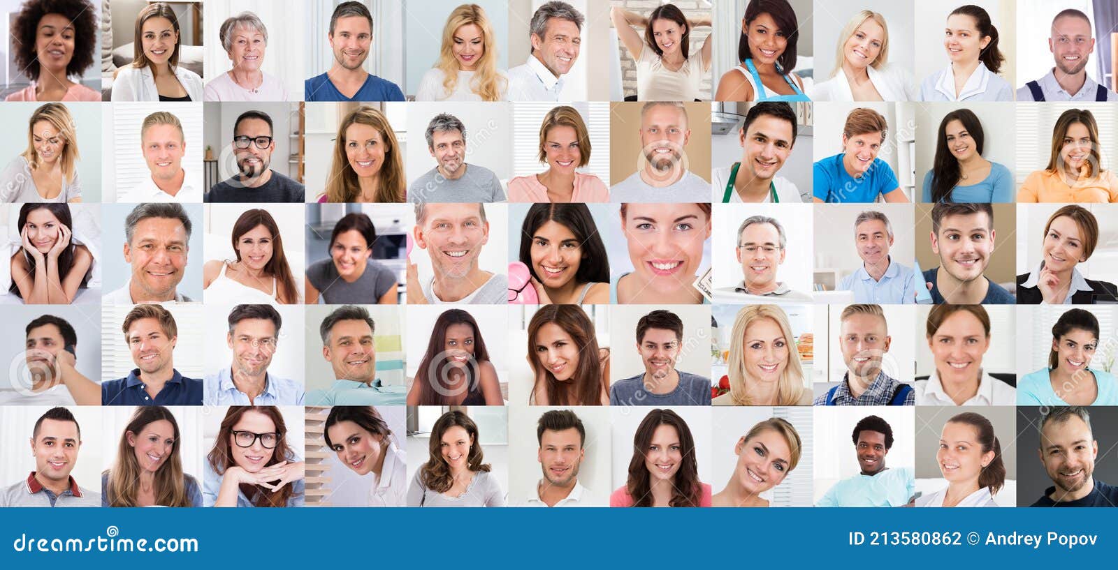 Diverse People Face stock photo. Image of american, mature - 213580862