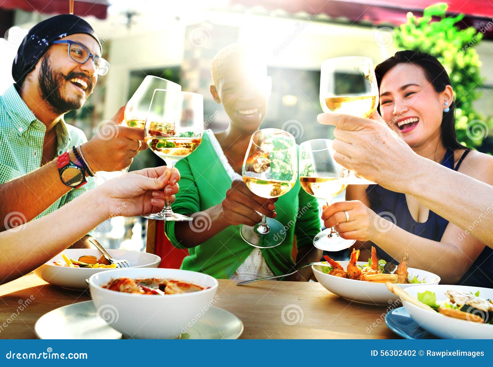 Diverse People Friends Hanging Out Drinking Concept Stock Photo - Image ...